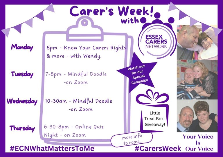 Carers Week 5th-11th June 2023 - Essex Carers Network